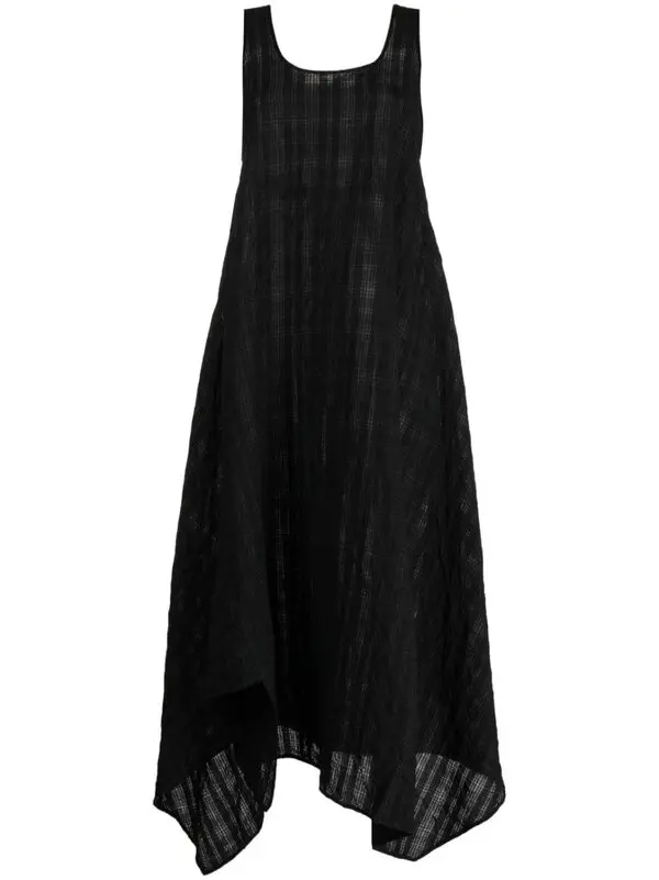 FORME D'EXPRESSION Sleeveless Linen Dress - Black
