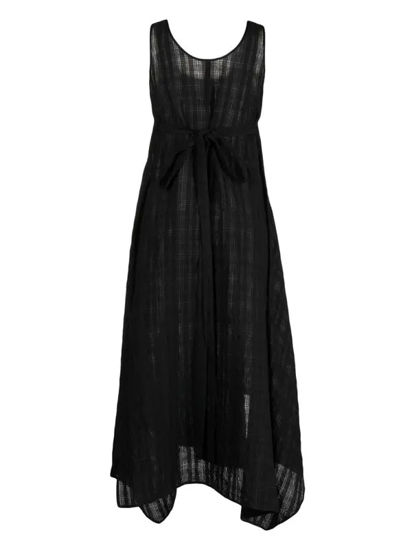 FORME D'EXPRESSION Sleeveless Linen Dress - Black