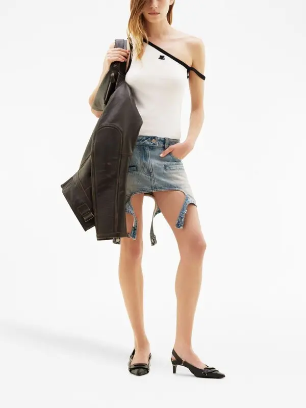 COURREGES Cut-out Mini Skirt