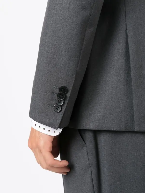 BOSS Single-breasted Fitted Blazer - Grey