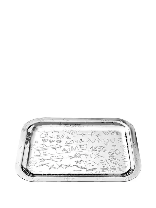 Christofle Graffiti Rectangular Tray