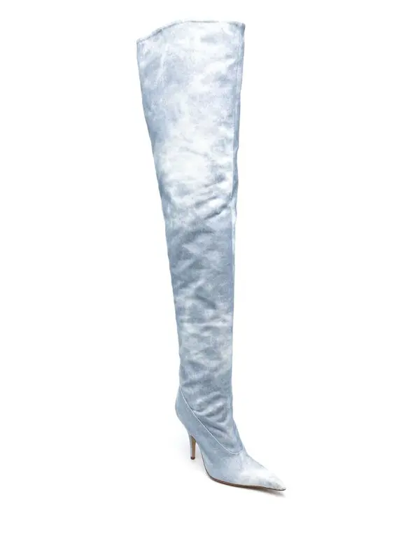 GIABORGHINI Gia 33 100mm Pointed-toe Boots