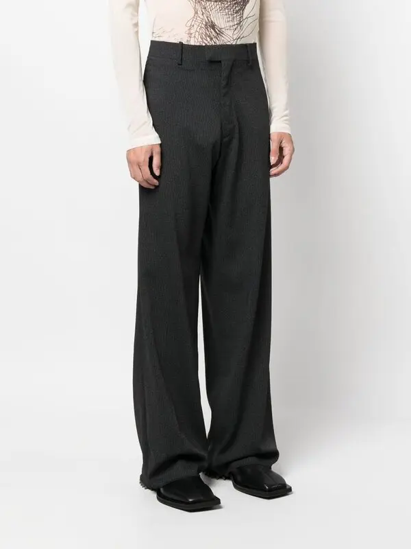 Raf Simons Straight-leg Trousers - Grey