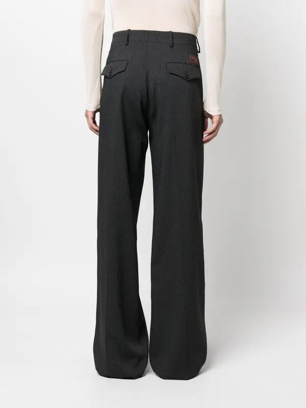 Raf Simons Straight-leg Trousers - Grey
