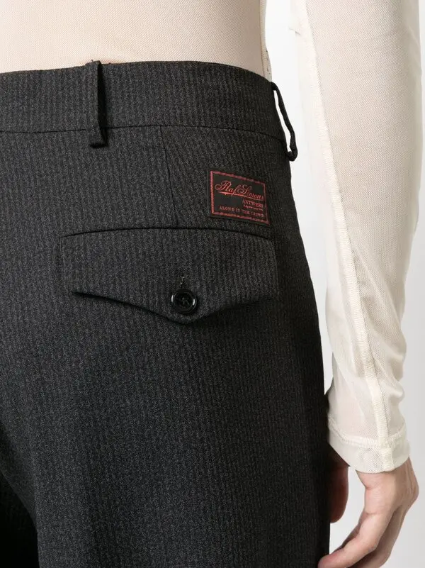 Raf Simons Straight-leg Trousers - Grey