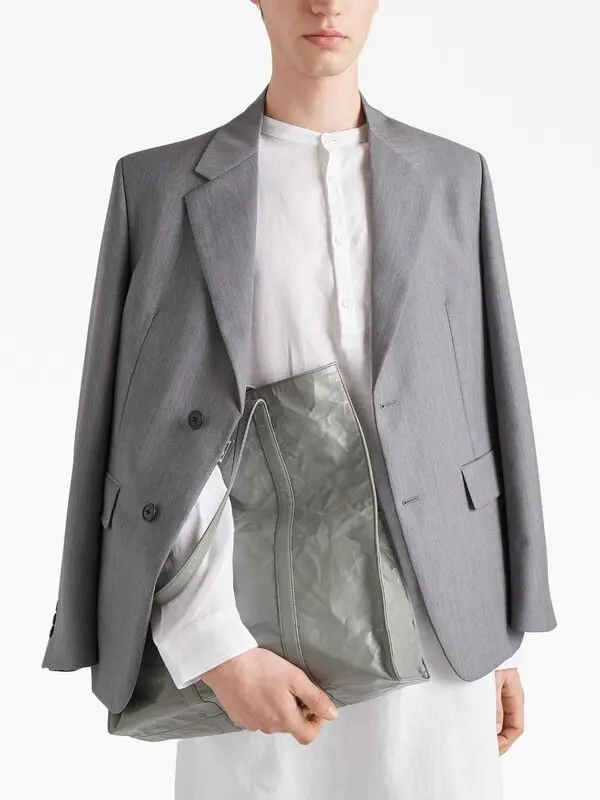 Prada Single-breasted Mohair-wool Blazer