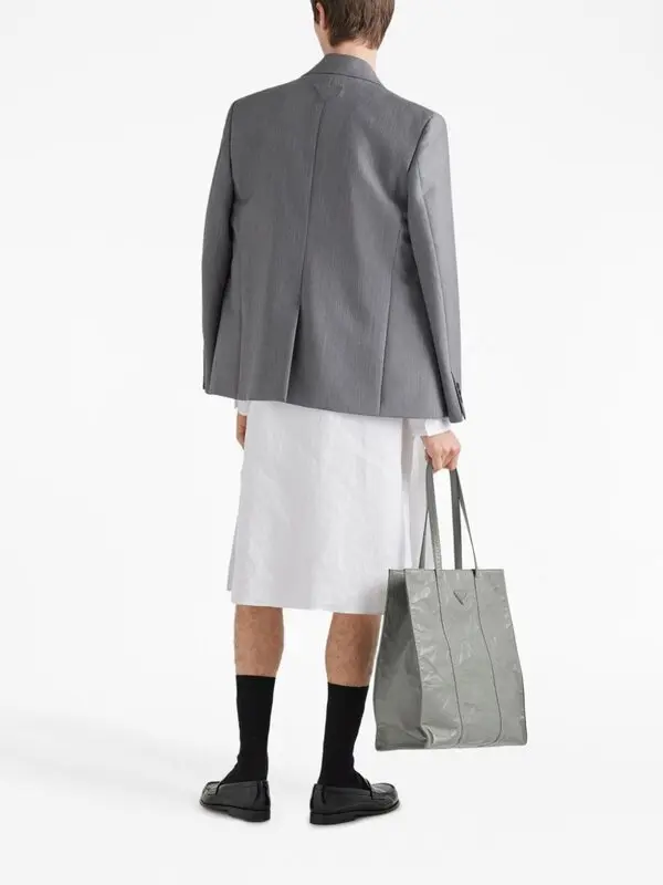 Prada Single-breasted Mohair-wool Blazer