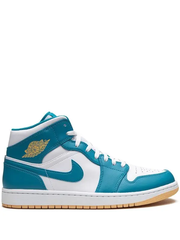 JORDAN Air 1 Mid Aquatone Sneakers - Blue