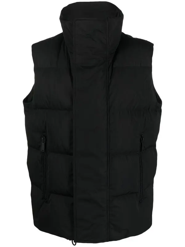 Dsquared2 Funnel-neck Padded Gilet - Black