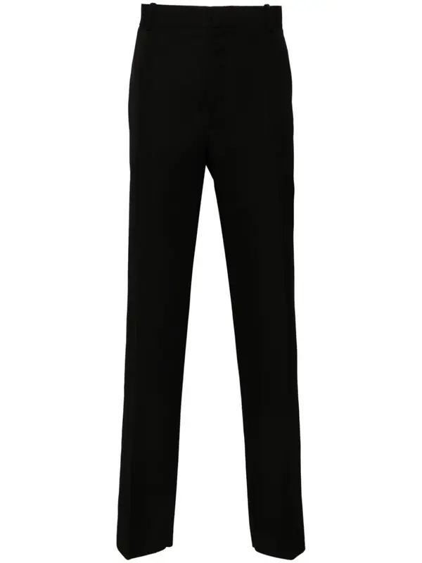 Alexander McQueen Tailored Cigarette Trousers - Black
