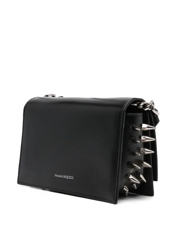 Alexander Mcqueen Biker Skull Bag - Black | Editorialist