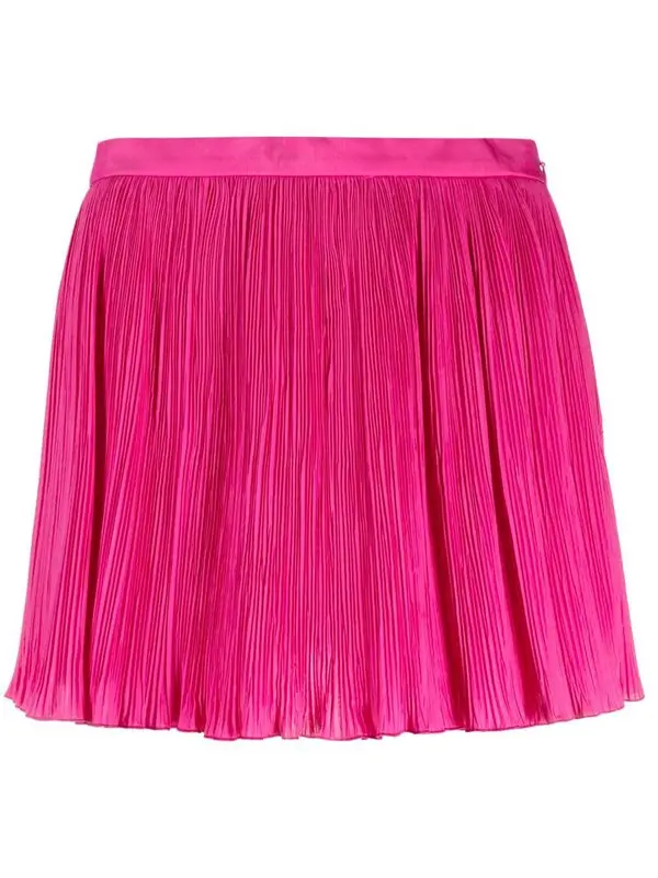 Red Valentino Flared Pleated Shorts