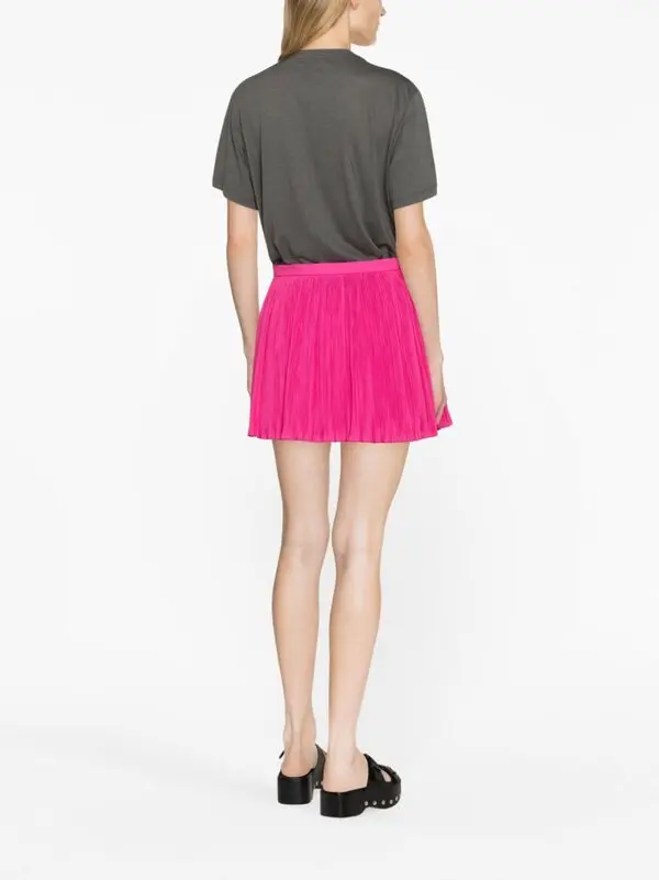 Red Valentino Flared Pleated Shorts