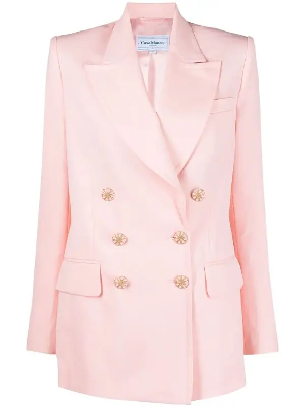 Casablanca Double-breasted Blazer - Pink