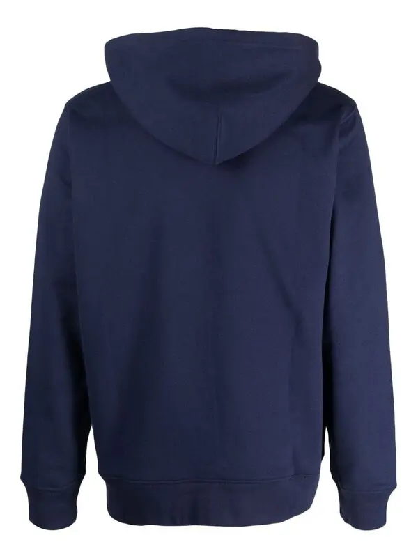 LEVI'S Logo-patch Zip-up Hoodie - Blue