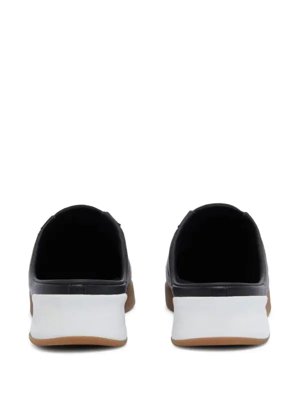 COURREGES Club 02 Leather Sneakers - Black