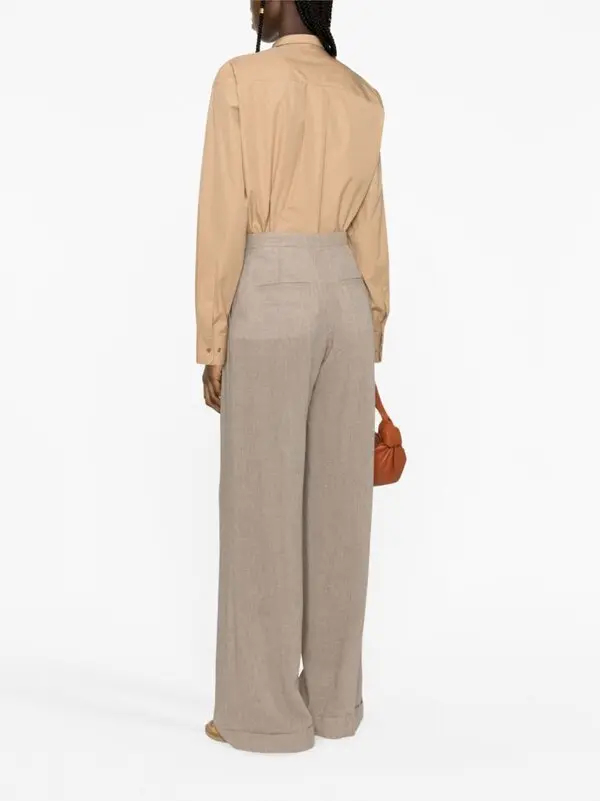 Wardrobe.NYC Oversize Cotton Shirt - Neutrals