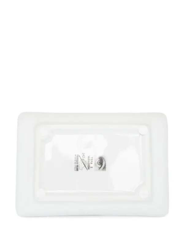 FORNASETTI Tema E Variazioni N.242 Porcelain Ashtray - Black