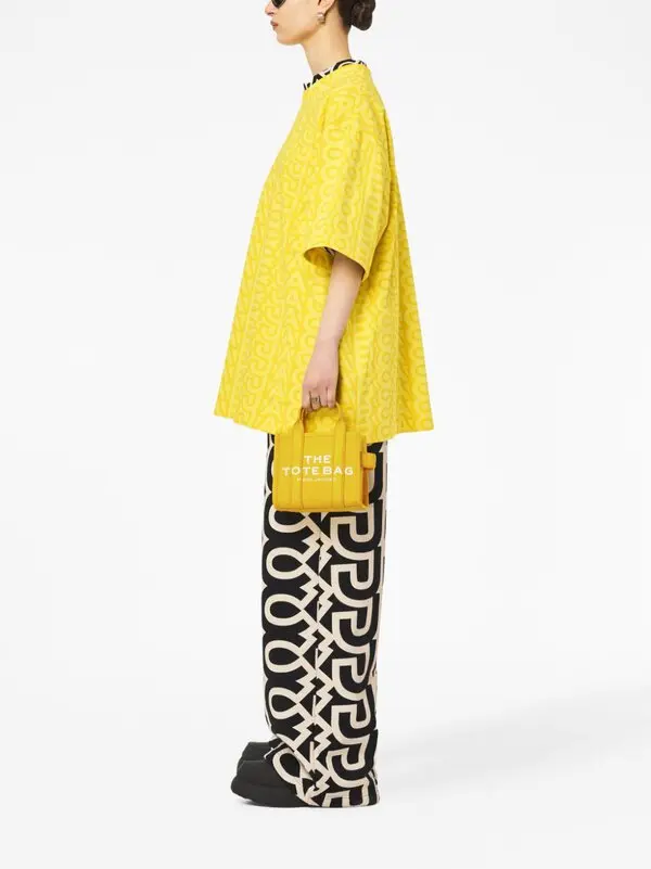 Marc Jacobs Leather Crossbody Tote Bag - Yellow