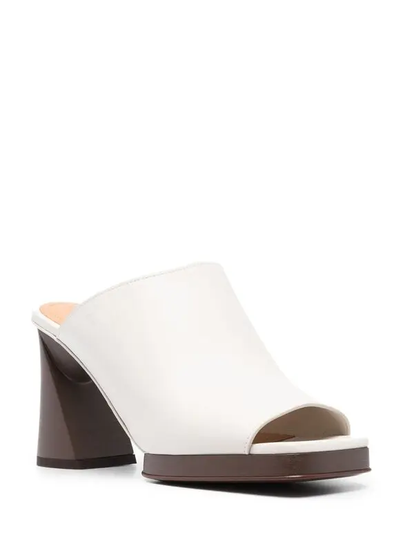 TOD'S Sculpted-heel Open-toe Sandals