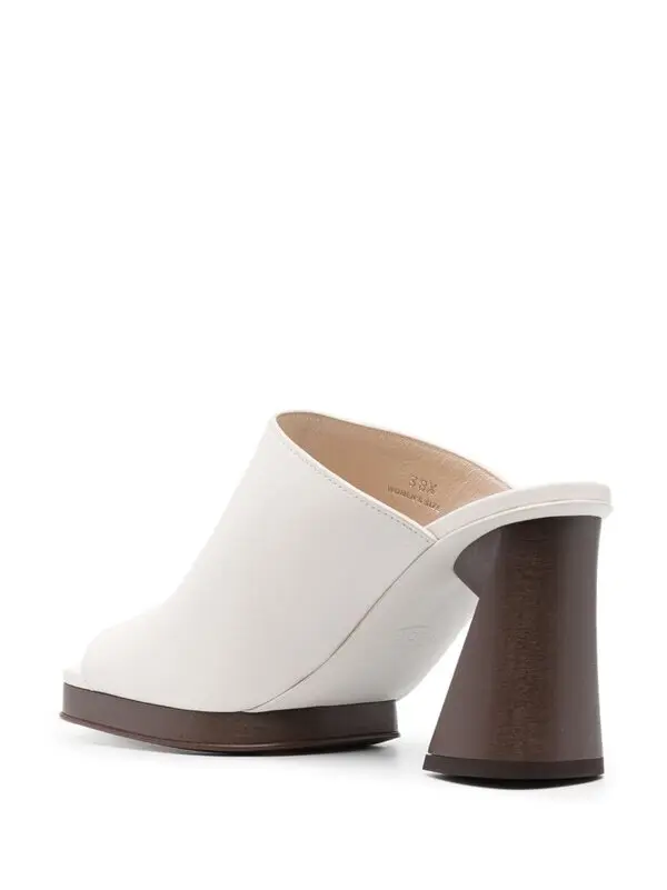 TOD'S Sculpted-heel Open-toe Sandals