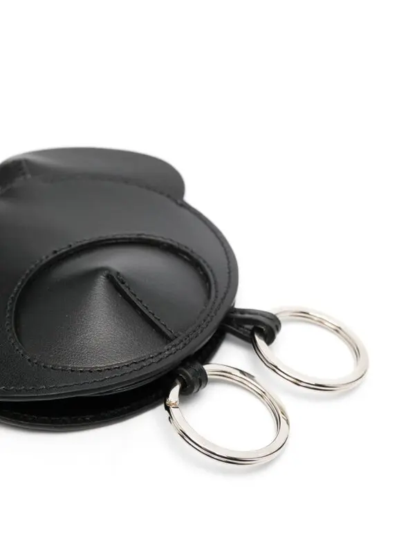 Palm Angels Bear-shaped Leather Keyring