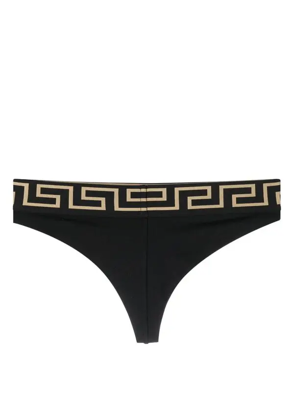Versace Greca Border Briefs - Black