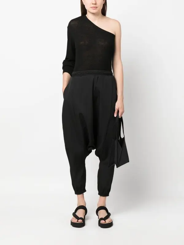 Alchemy Fashions Cropped Drop Crotch Trousers