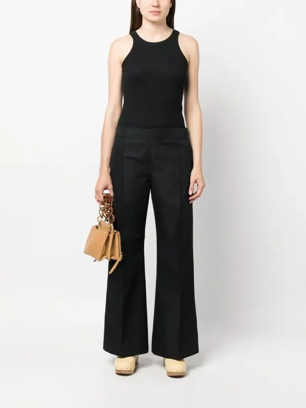 Studio Nicholson Acapulco Flared Trousers - Black