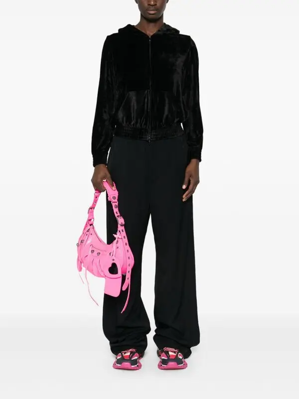 Balenciaga Bb Paris Hoodie - Black