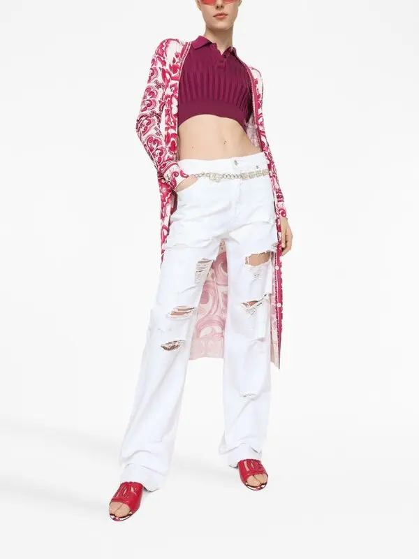 Dolce & Gabbana Distressed Boyfriend Jeans