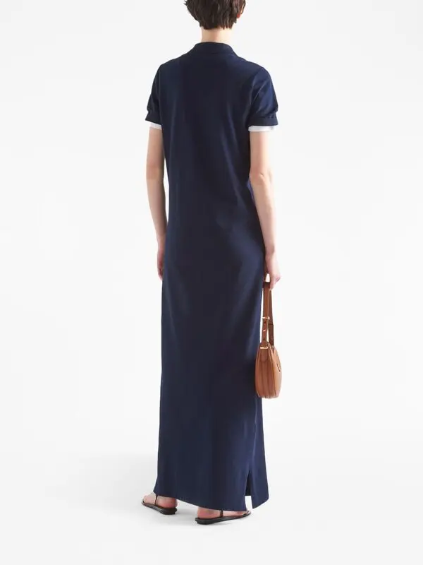 Prada Piqué Maxi Dress