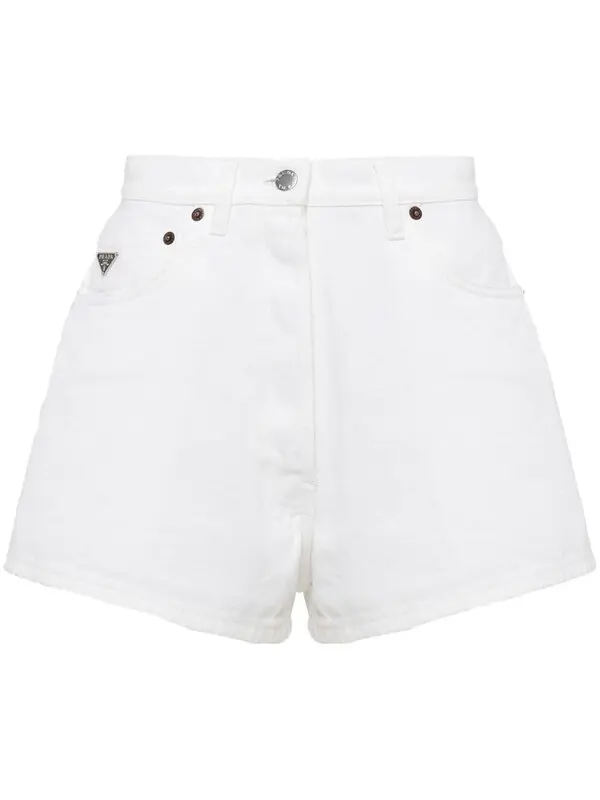 Prada Bull Denim Shorts