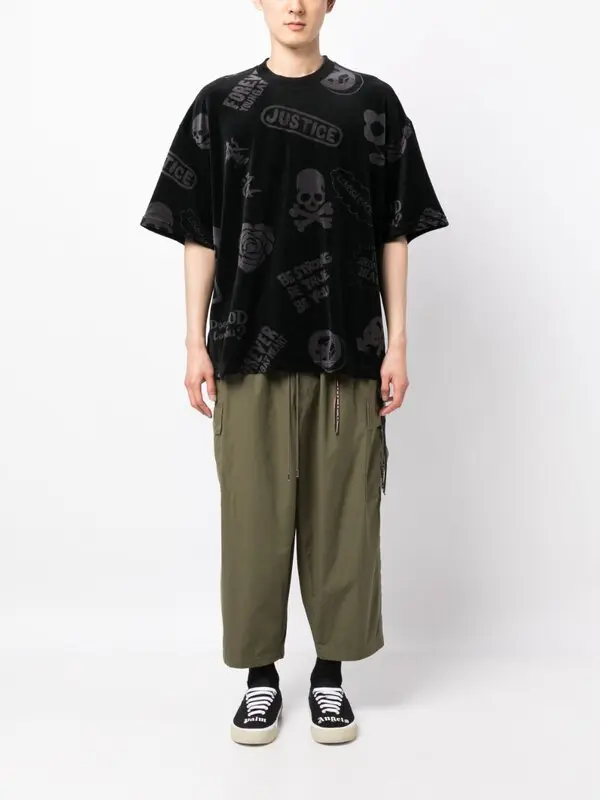 MASTERMIND WORLD Cotton-blend Cargo Trousers - Green