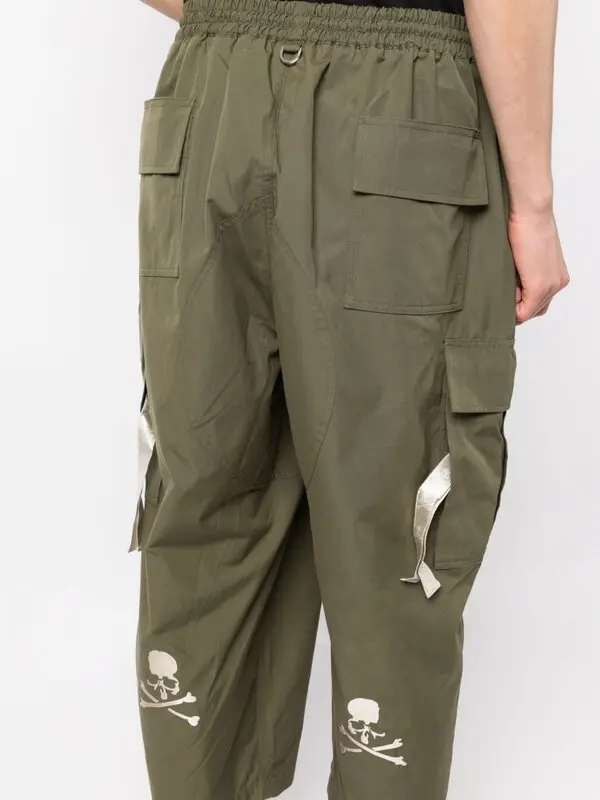 MASTERMIND WORLD Cotton-blend Cargo Trousers - Green
