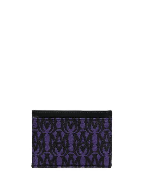 Amiri Monogram-print Leather Cardholder