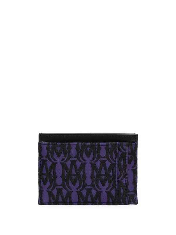 Amiri Monogram-print Leather Cardholder