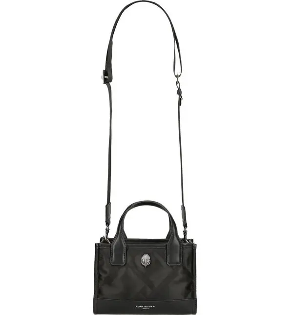 Kurt Geiger Micro Square Crossbody Tote - Black