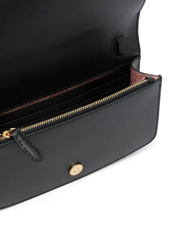 Stella McCartney Rhinestone-embellished Crossbody Bag - Black