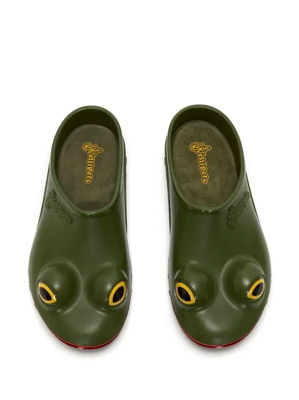 Jw Anderson X Wellipets Frog Clogs In Green - 40% Off | Editorialist