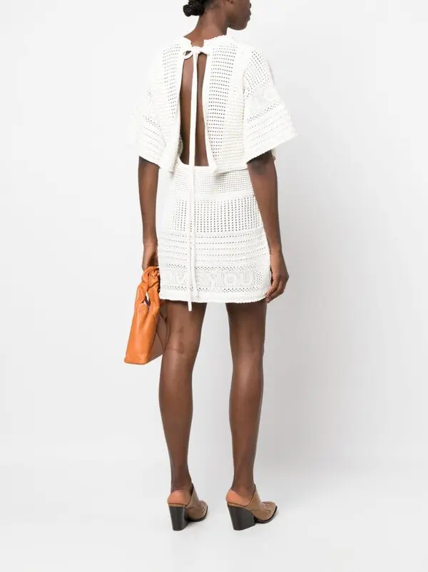 Stella McCartney Crochet Knit Minidress