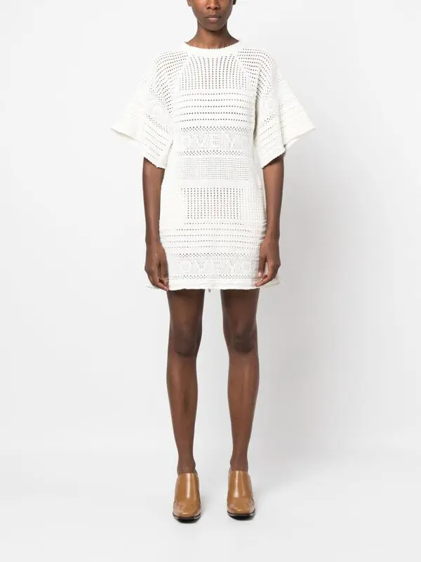 Stella McCartney Crochet Knit Minidress