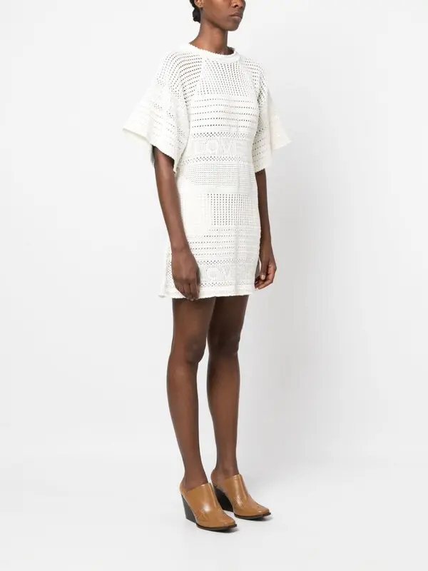 Stella McCartney Crochet Knit Minidress