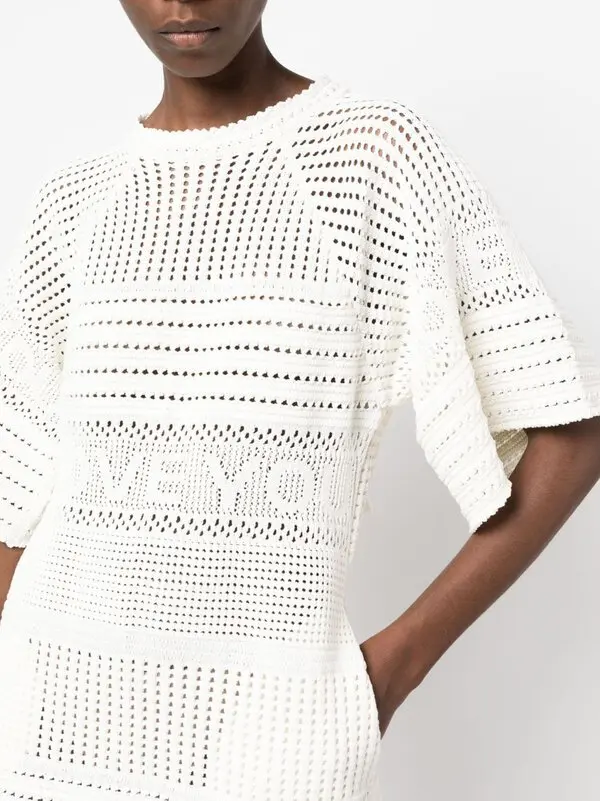 Stella McCartney Crochet Knit Minidress