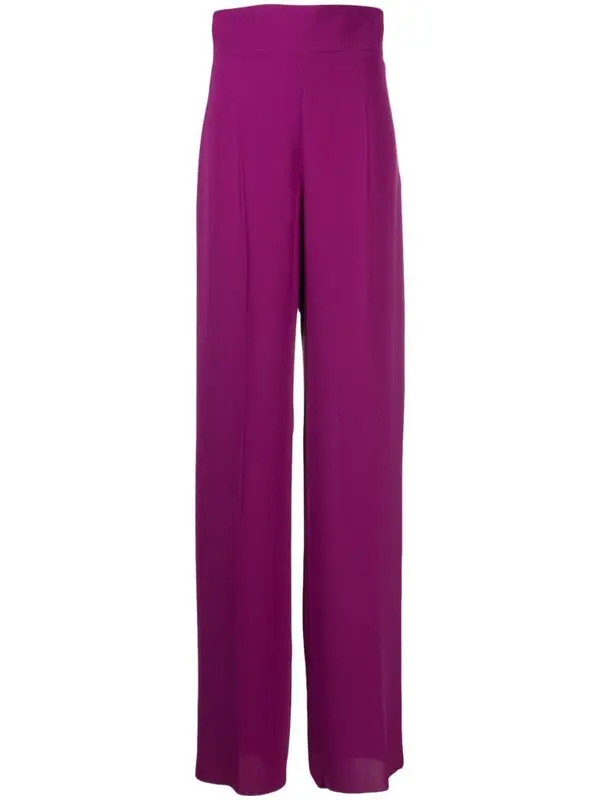 Max Mara Livorno Wide-leg Trousers - Pink