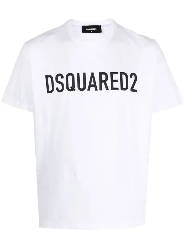 Dsquared2 Logo-print Cotton T-shirt - White