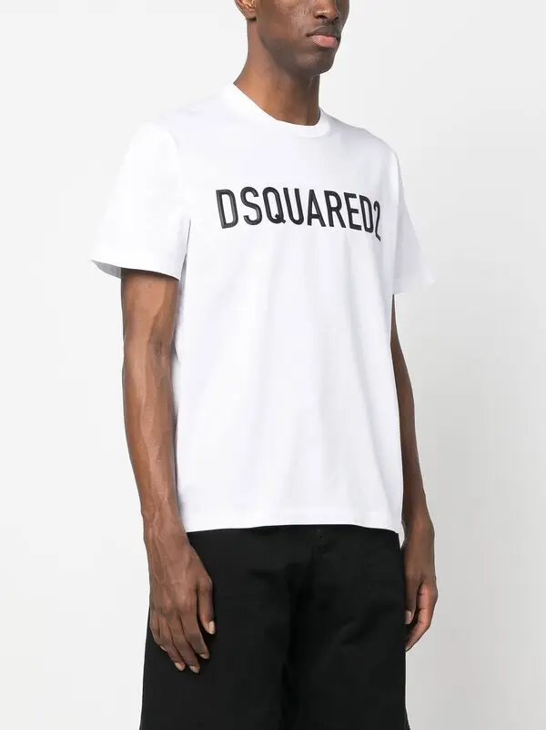 Dsquared2 Logo-print Cotton T-shirt - White
