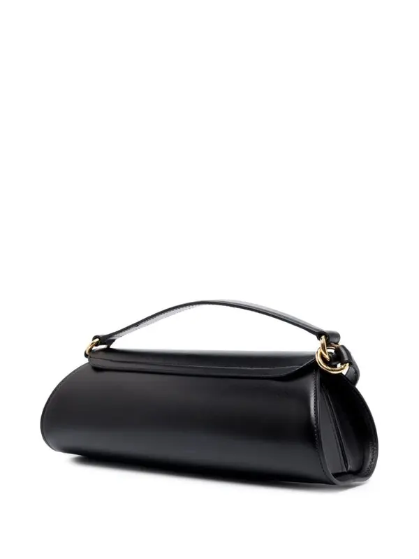 JIL SANDER Small Cannolo Shoulder Bag - Black