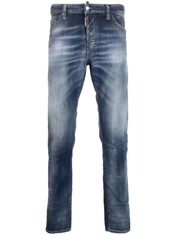 Dsquared2 Distressed Slim-leg Jeans