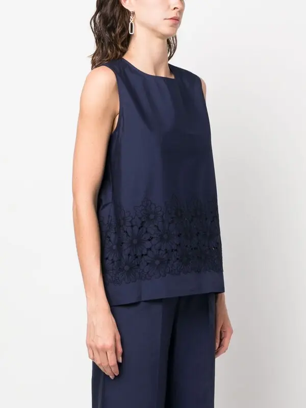 P.a.r.o.s.h Cut-out Detail Top - Blue